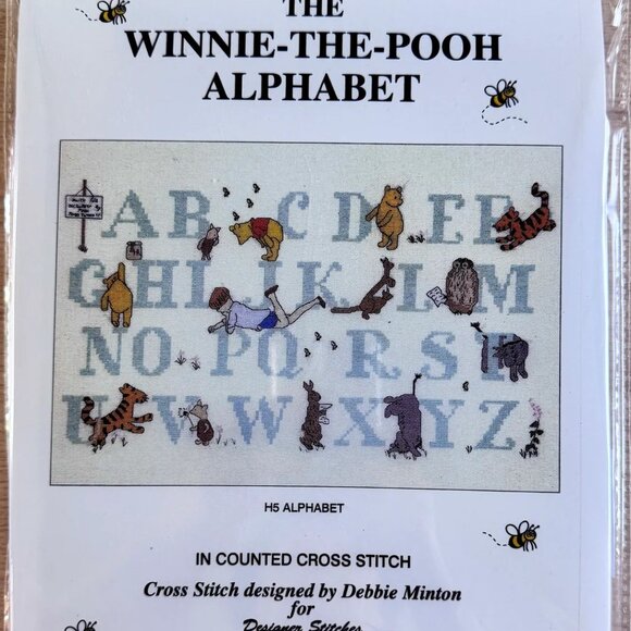 Disney | Office | Winnie Pooh Alphabet Cross Stitch Kit By Debbie ...